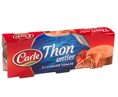 Thon entier à la sauce tomate- CARLE - Savey