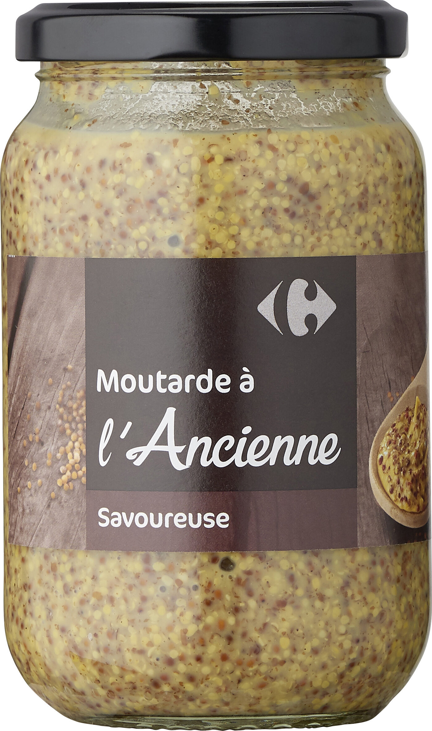 MOUTARDE À L'ANCIENNE - 350G - CARREFOUR - Savey