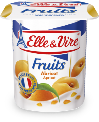 YAOURT ABRICOT 125 G - ELLE & VIRE - Savey